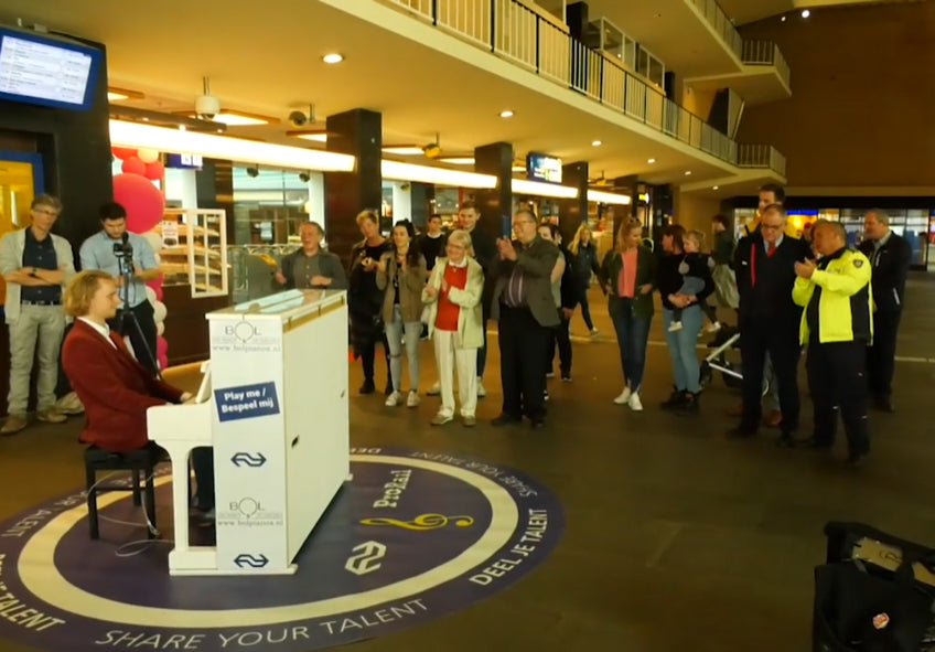 Nieuwe piano op station Eindhoven