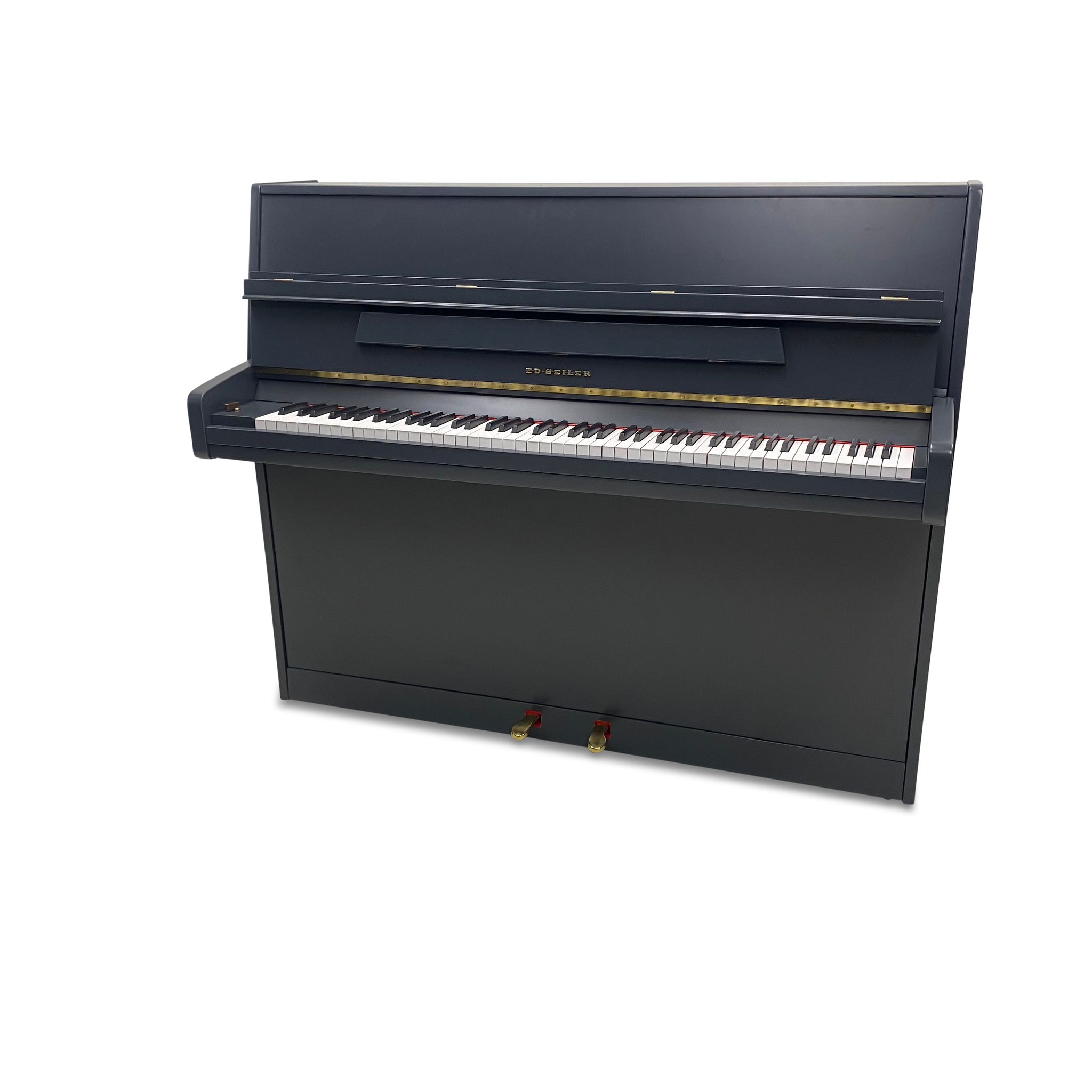 Ed. Seiler 118 piano (1975) | Matte anthracite gray | Bol Pianos